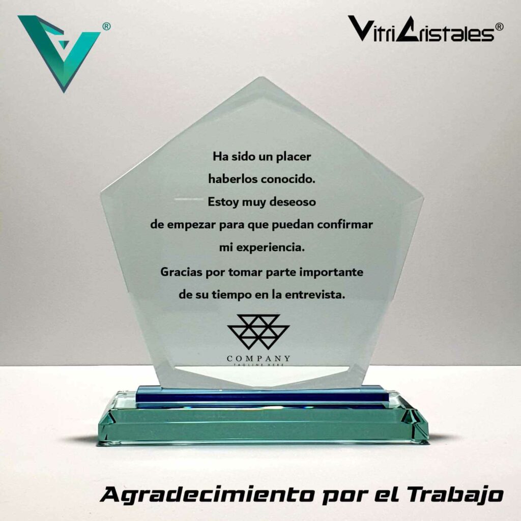 Frases de agradecimiento por el trabajo • VitriCristales | Placas de ...